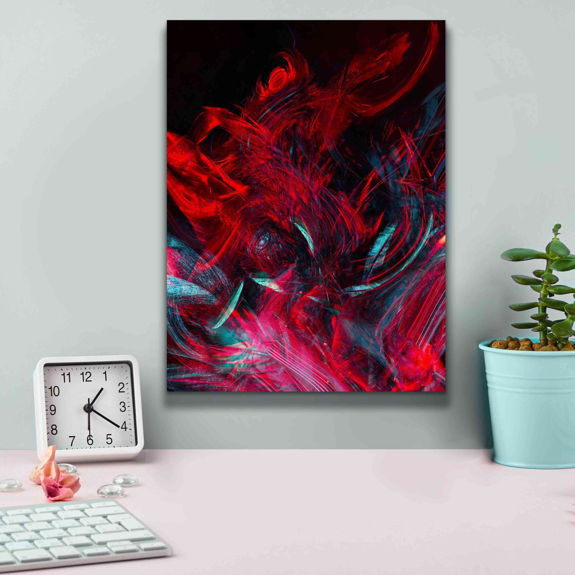 Ivy Bronx Red Inferno by Epic Graffiti Portfolio - Wrapped Canvas Print - Wayfair Canada